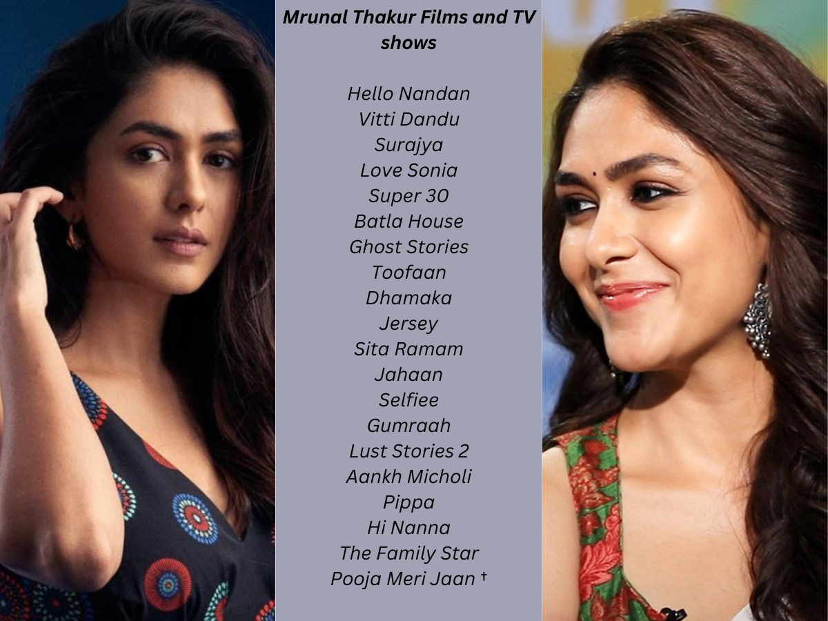 Mrunal thakur movies and tv shows