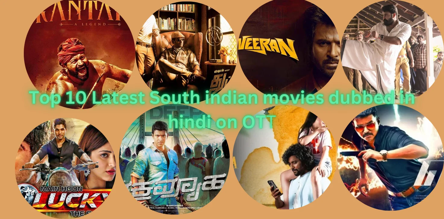 Top 10 Latest South indian movies dubbed in hindi on OTT